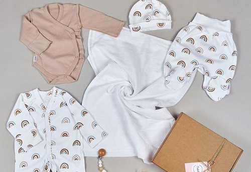 Комплект одежды на выписку для новорождённого