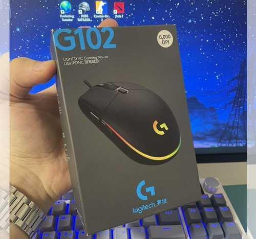 Игровая мышь Logitech G102 lightsync