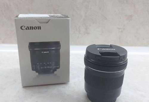 Объектив Canon EF-S 10-18 mm