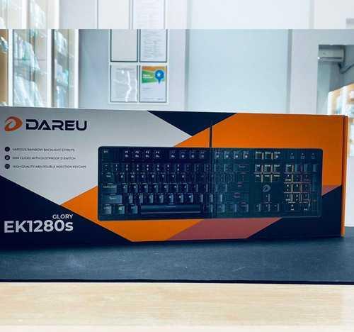 Игровая клавиатура Dareu EK1280s Black Red switch