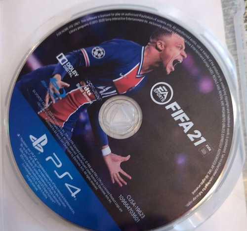 Диск fifa 21 playstation 4/5