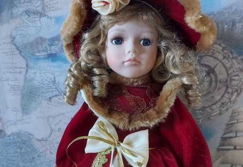 Коллекционная фарфоровая кукла Полина -Remeco