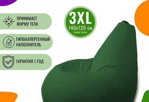 Кресло-мешок Груша xxxl Дюспо Темно-зеленый
