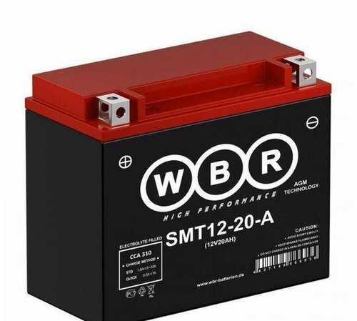 Аккумулятор для мотоцикла WBR SMT12-20-A AGM 20 Ач
