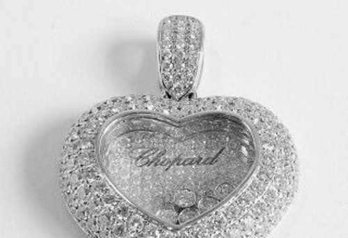 Новый золотой кулон Chopard 17.5 грамм, 585 пробы