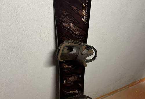 Сноуборд Lib tech Dark Series 158+Burton Cartel M