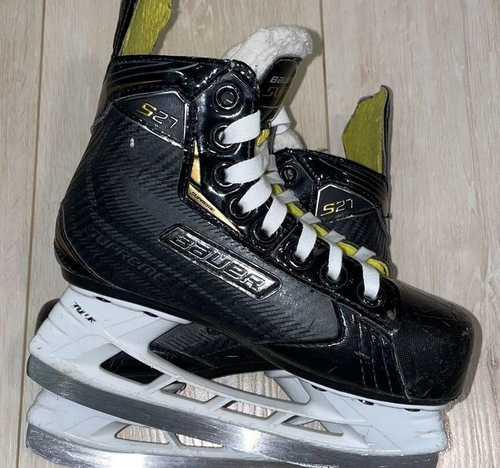 Коньки bauer supreme s27 (стелька 19,1 см, Y11,5)