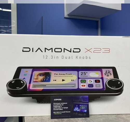 Магнитола Android Diamond X23 4/64 с sim