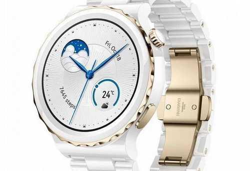 Умные часы Huawei Watch GT 3 Pro 43мм, белый/золот