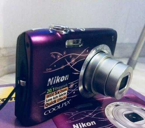 Фотоаппарат Nikon Coolpix S2800 с картой памяти 64