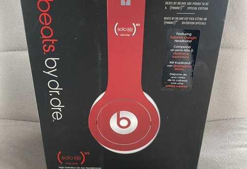 Наушники beats BY DR DRE solo HD RED