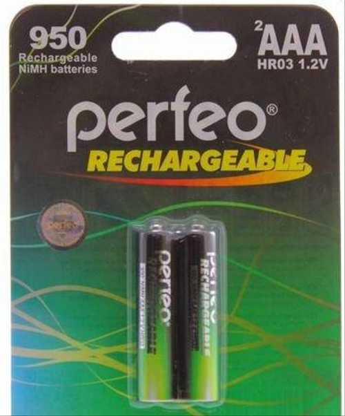 Perfeo AAA 950mAh/2BL Аккумулятор