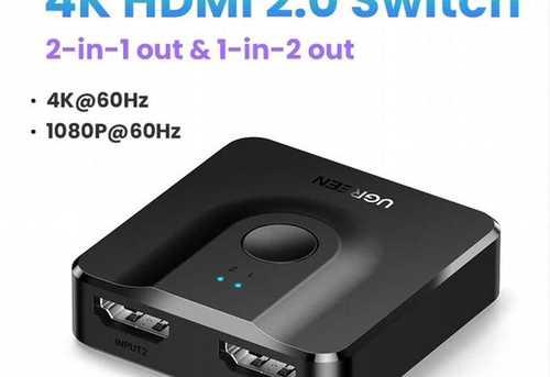 Сплиттер hdmi ugreen