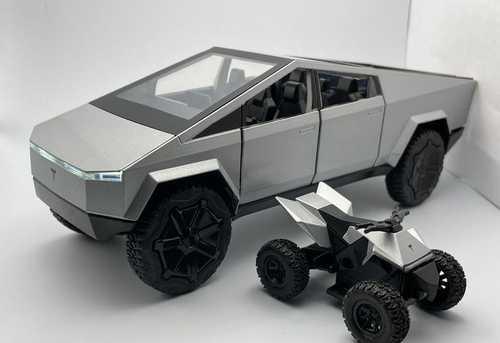 Модель машины Tesla Cybertruck металл 1:24