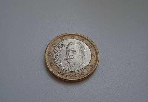 Монета 1 евро 2002 Espana