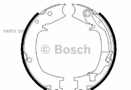 Bosch 0986487711 Колодки тормозные барабанные