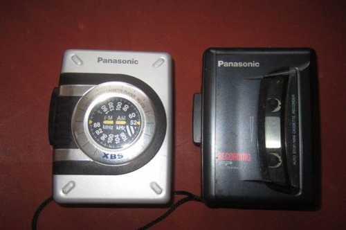 Кассетные диктофон, плеер. Panasonic