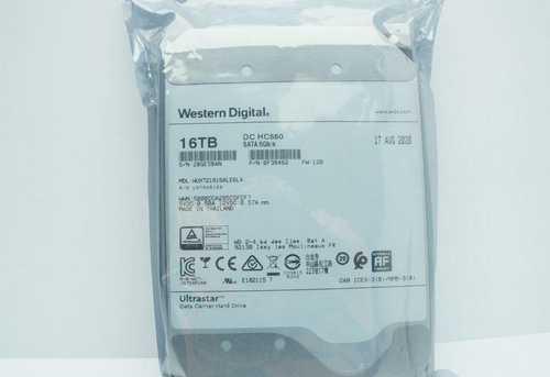 Жесткий диск Western Digital 16 Тб HDD WD 16Tb