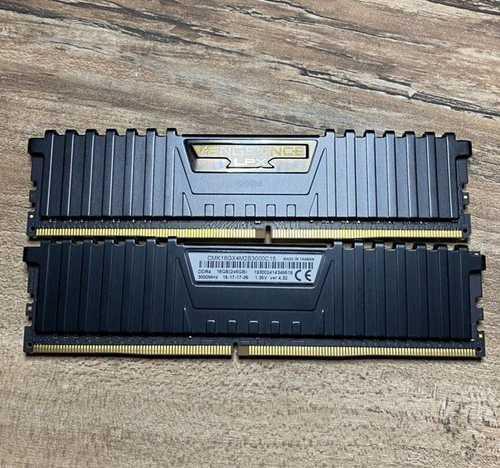 Оперативная память ddr4 16gb corsair 3000mhz