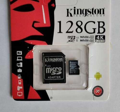 Карта памяти microsd 128 гб