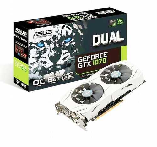 Видеокарта asus Dual GTX 1070