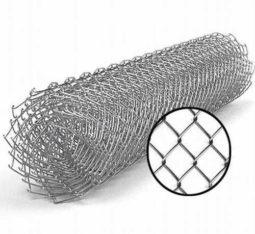Сетка рабица оц. 1,5х10м 55х55мм / 1,6мм
