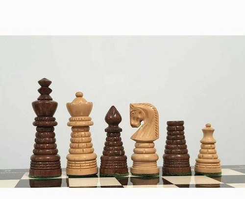 Шахматные фигуры шахматы резные Индия 9 см