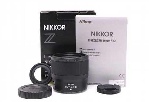 Nikon nikkor Z MC 50mm f/2.8 в упаковке