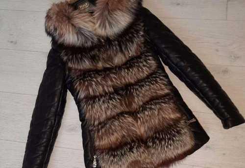 Куртка зимняя натуральная кожа и мех