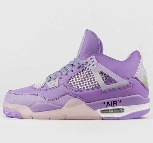 Кроссовки Nike Air Jordan 4 x Off-White Purple