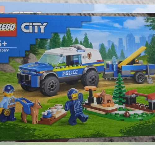 Lego City 60369 Дрессировка полицейской собаки
