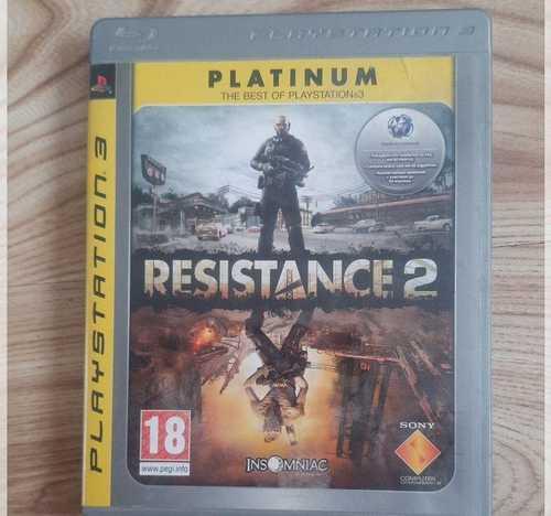 Диск на ps3 resistance 2