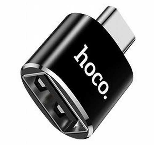 Переходник hoco UA5 Type-C to USB, черный