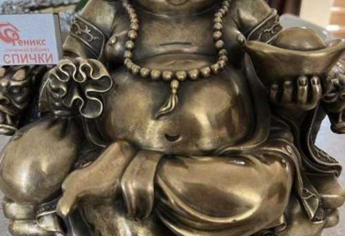 Статуэтка будды бронза(Смеющийся Хоттей)