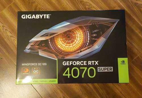 Видеокарта gigabyte rtx4070 super wind force oc