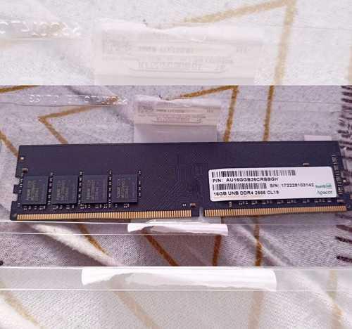 Оперативная память ddr4 16gb 2666 apacer