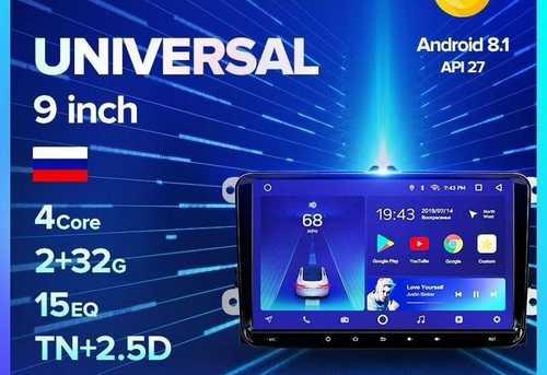 Штатная магнитола Teyes CC2L Universal 9"