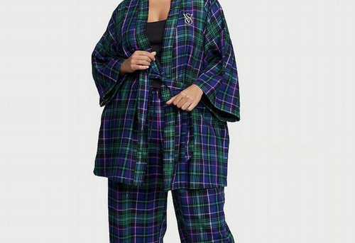 Пижама victoria'S secret Flannel 3-Piece Long