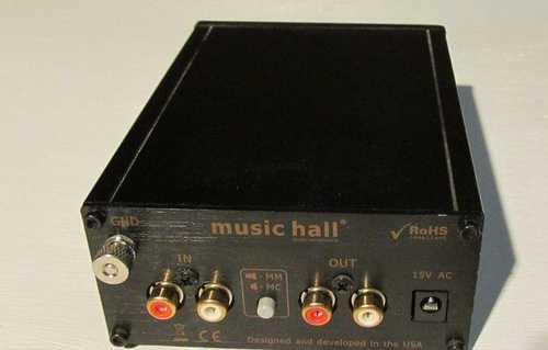 Фонокорректор Music Hall pa1.2 phono amp mm/mc