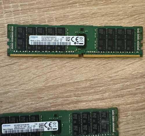 Samsung DDR4 16GB rdimm 2400MHz ECC Reg 1.2V