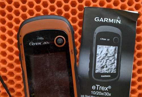 Навигатор Garmin Etrex 20x (с картами)