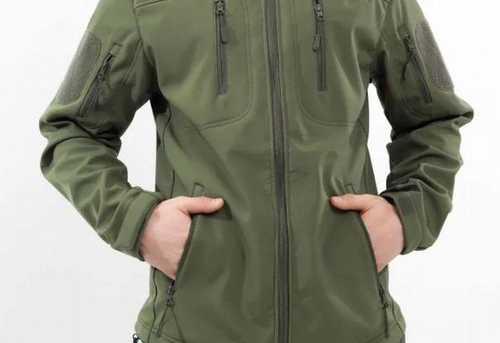 Костюм тактический SoftShell на флисе Олива 4 карм