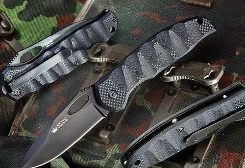 Складной нож hero 440C black titanium
