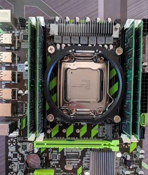 Комплект 6/12 ядер Intel X79, 16Гб DDR3