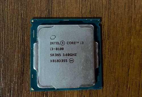 Процессор Intel core i3 8100