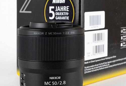 Nikon Z MC 50mm f/2.8 MC Nikkor Z macrо (макро)