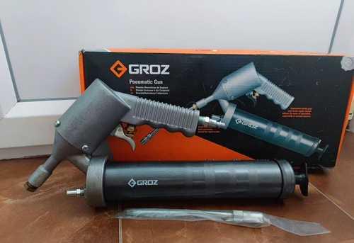 Плунжерный пневматический шприц автомат Groz
