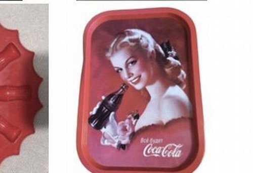 Coca-Cola"- надувной матрас, поднос, формочки