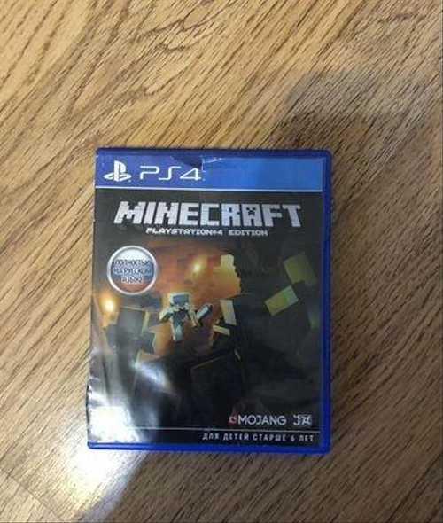 Игра Minecraft на PS4, диск