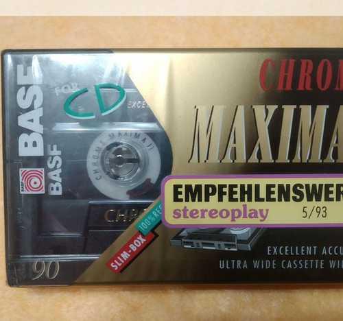 Кассета Basf Maxima 2 с наклейкой chrome